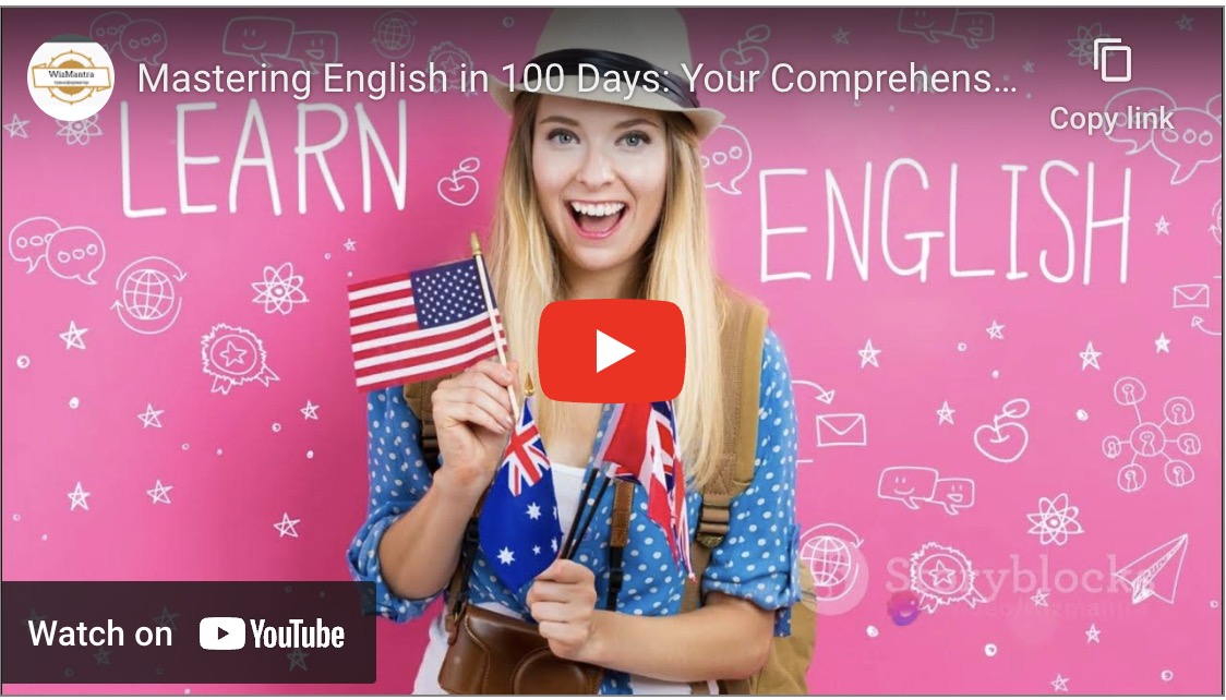 Mastering English in 100 Days: Your Comprehensive Guide to ...